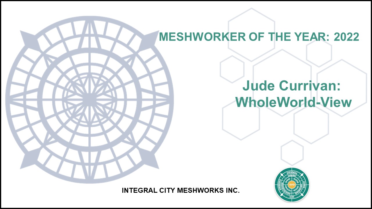 Meshworker of the Year 2022: Jude Currivan, WholeWorld-View – Integral City